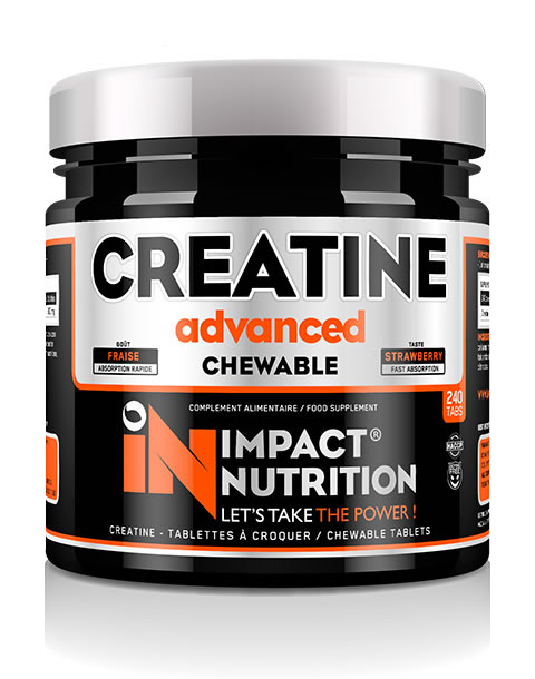 Creatine chewable Impact Nutrition - LIVRAISON OFFERTE dès 20 euros d ...