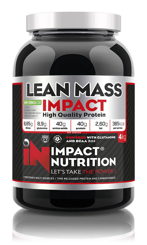 Lean Mass Impact Nutrition - LIVRAISON OFFERTE dès 20 euros d'achats